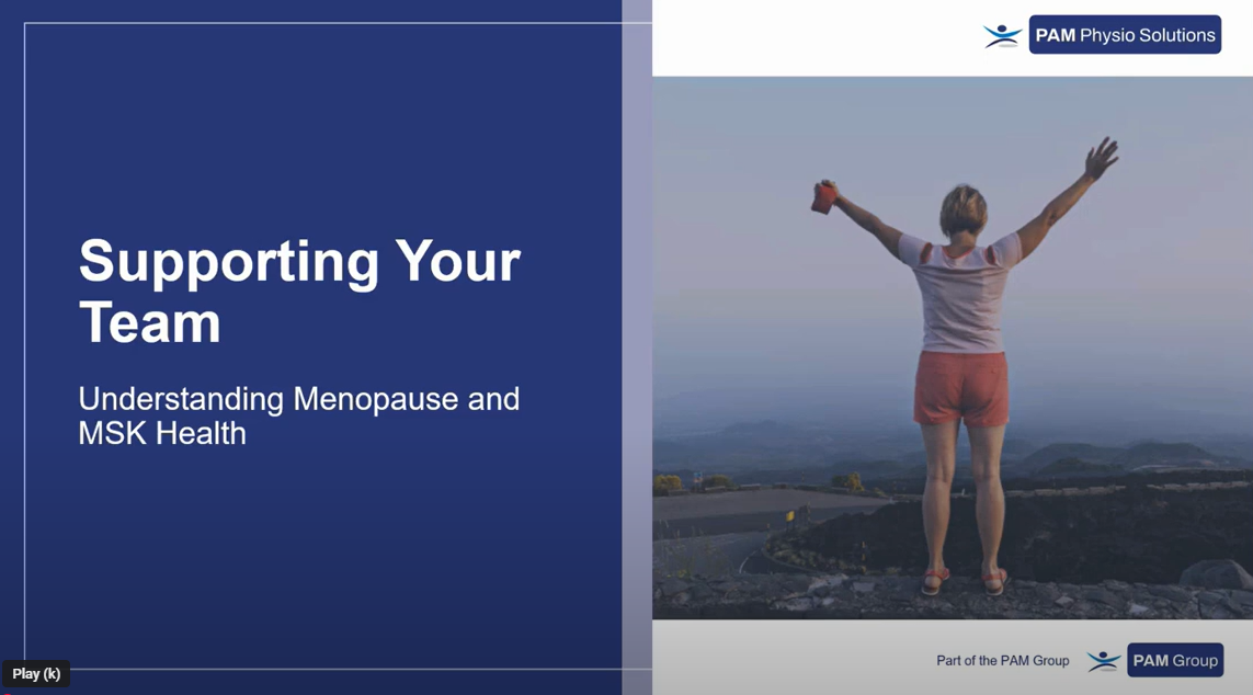 Free Webinar: Menopause and MSK Health